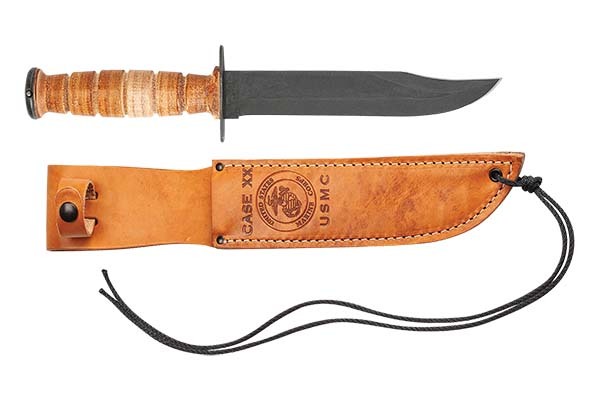 CASE USMC BROWN LEATHER HUNTER MARINE KNIFE | City Pawn Shop